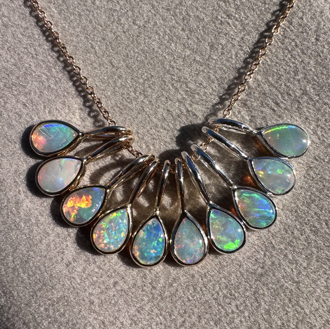 Australian Opal Pendants - JASMINEJEWELRY
